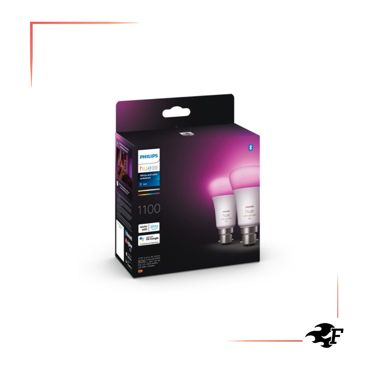 A60 – B22 smart bulb – 1100 (2-pack) - Fireshot